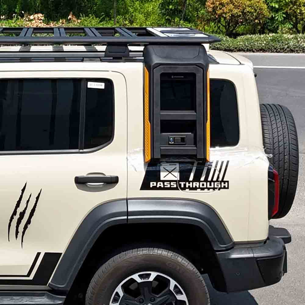 Yellow Foldable Liftable Ladder Protective Frame Fits for GWM Haval ...