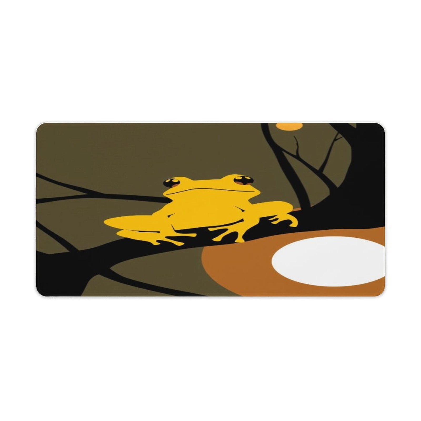 Yellow Frog Tree Mouse Pad Large Anti-Slip Rubber Gaming Mouse Pad ...