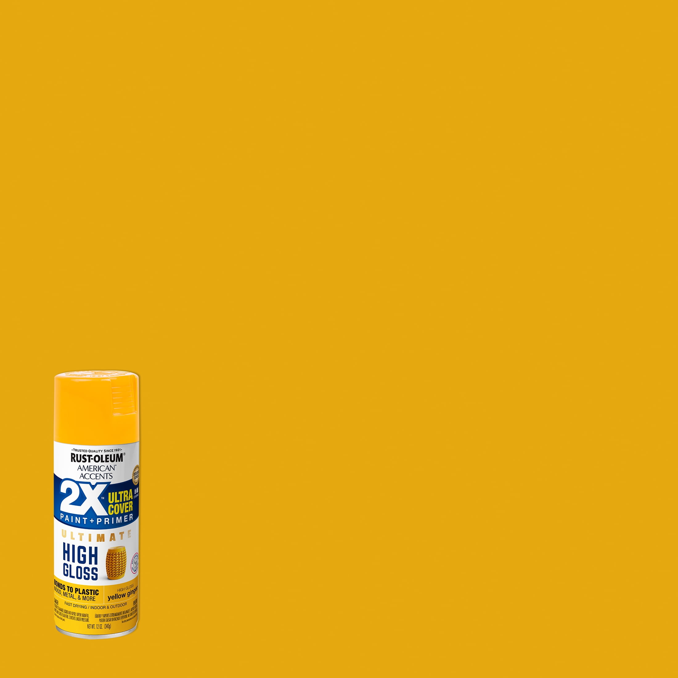 Yellow Ginger, Rust-Oleum American Accents 2X Ultra Cover High Gloss ...