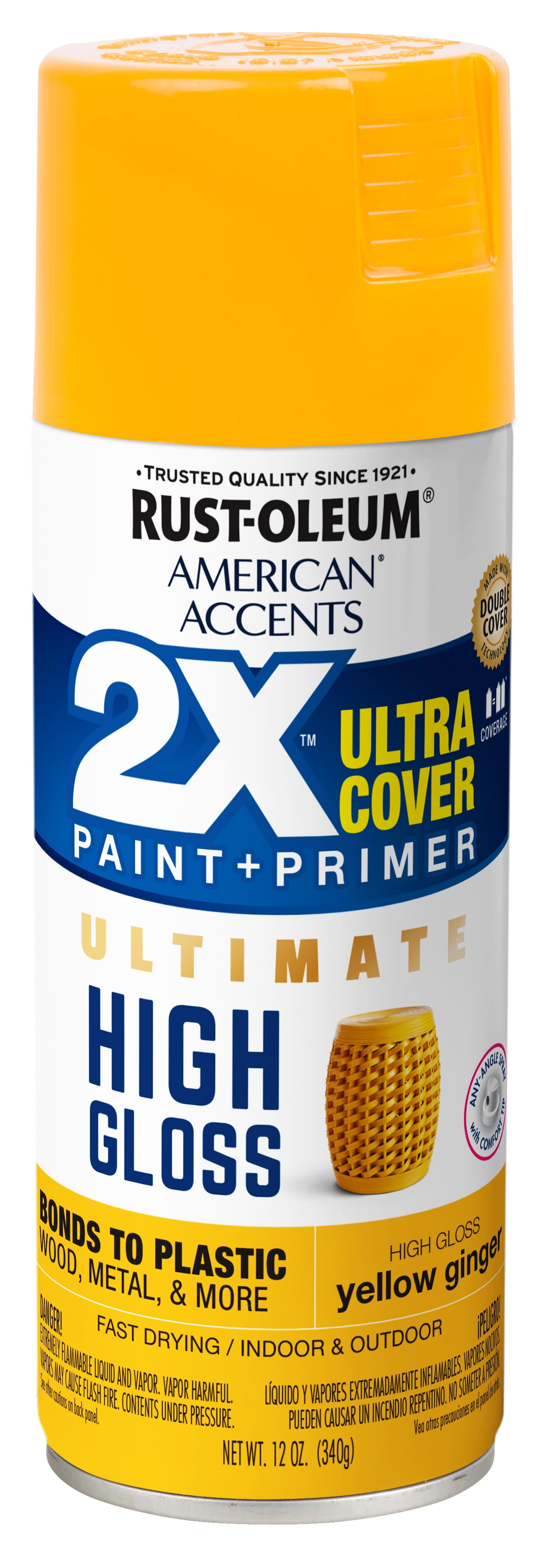 Yellow Ginger, Rust-Oleum American Accents 2X Ultra Cover High Gloss ...