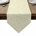 Yellow-Golden Line Table Runner Linen Burlap Table Runner 36 Inches ...