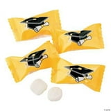 Yellow Graduation Buttermints, Individually Wrapped, 108 Pieces ...