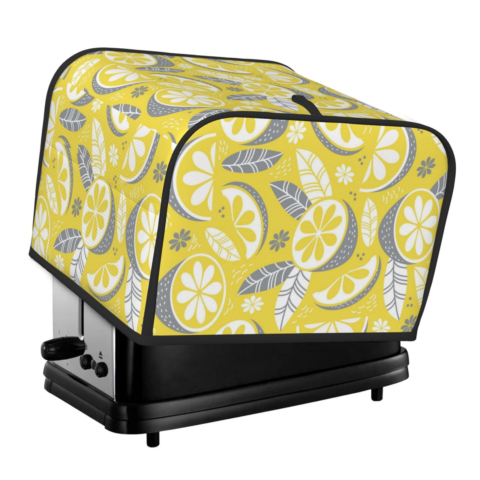 Yellow Gray Color Citrus Fruits, Leaves And Branches Toaster Cover No ...