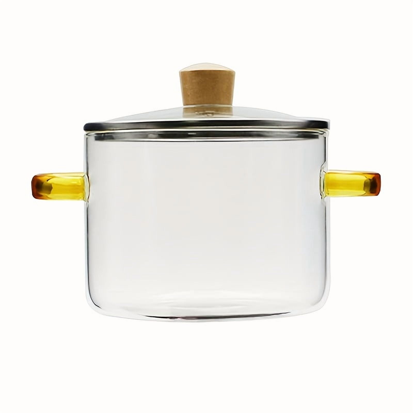 FANRUINA Yellow Heat Resistant 54oz Borosilicate Glass Cooker For ...