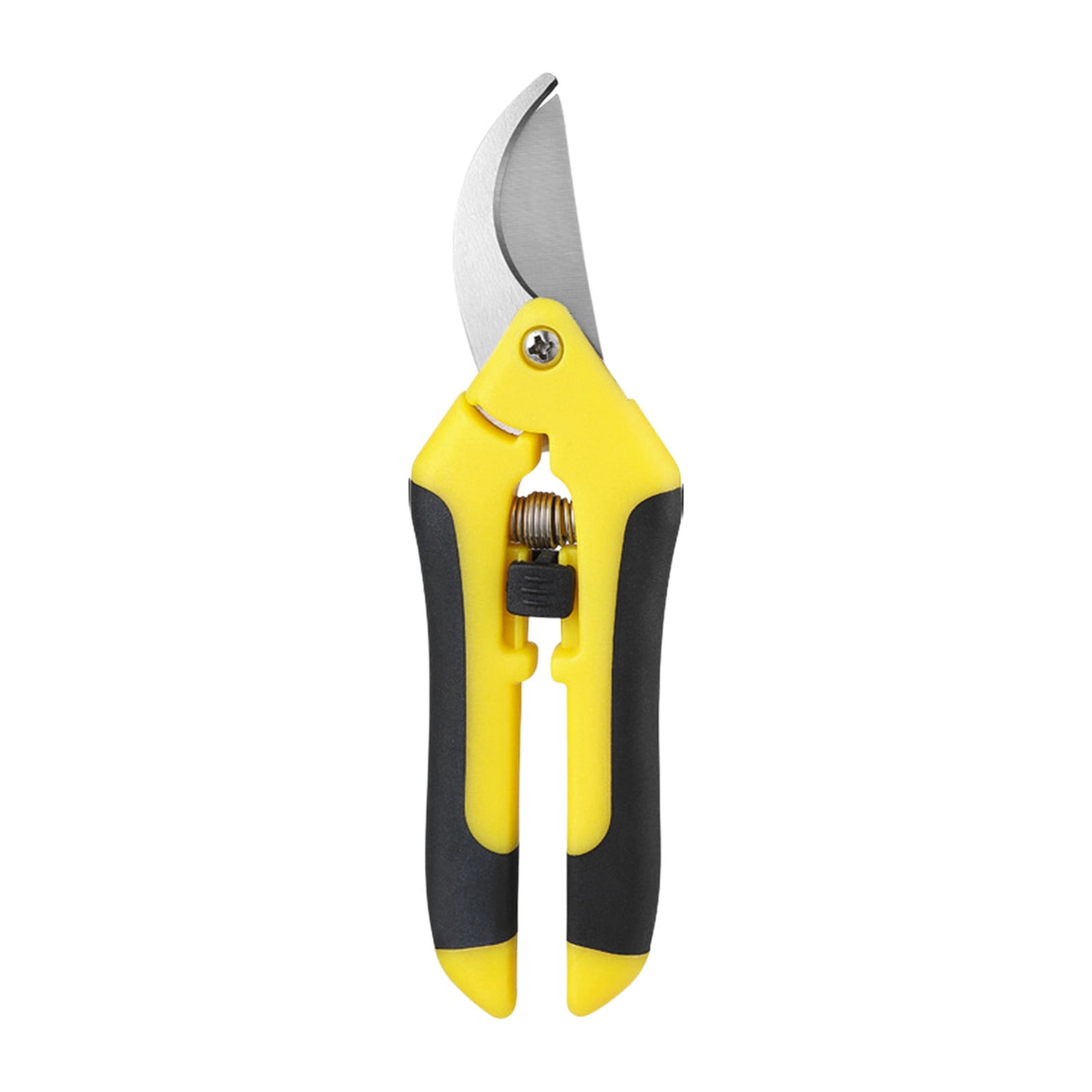 Yellow Heavy Duty Bypass Pruning Shears Stainless Steel Blades ...