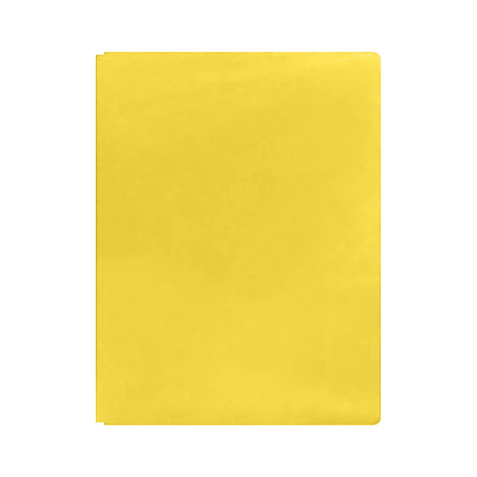 Yellow Heavy Duty Plastic Folders with 2 Pockets for Letter Size Paper ...