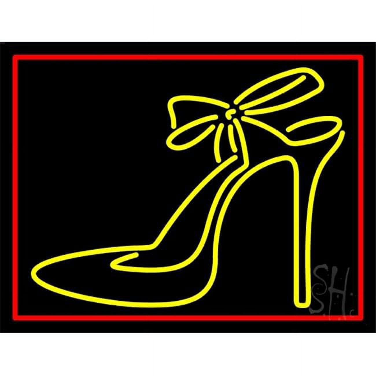 Yellow High Heels with Ribbon Neon Sign, 24 x 3 x 31 in. - Walmart.com