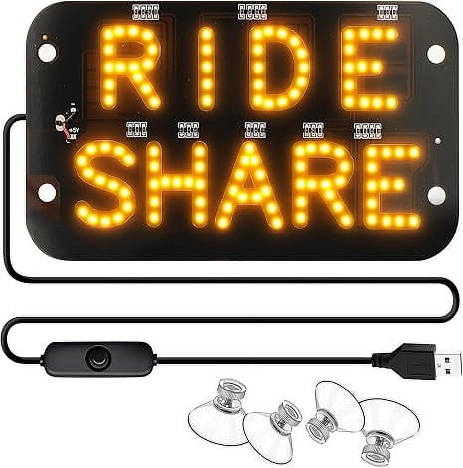 Yellow High-Visibility Dashboard Sign With 180° Viewing Angle And Low ...