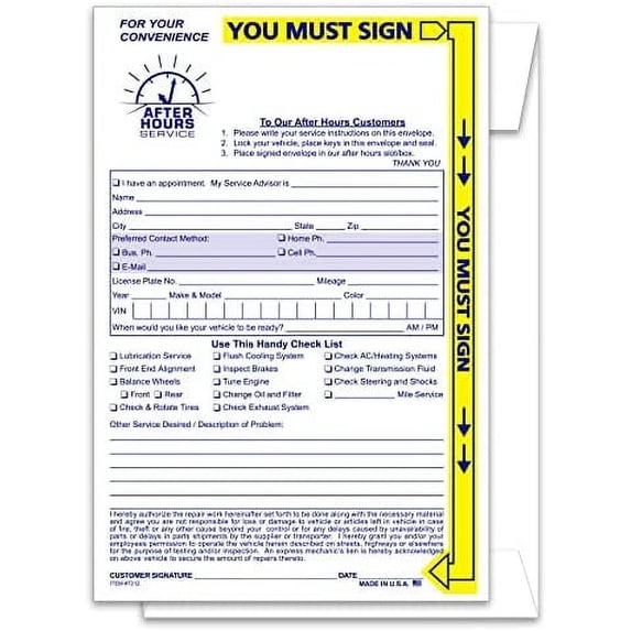 Yellow Highlight Night Drop Envelopes (Packs of 500) - Walmart.com