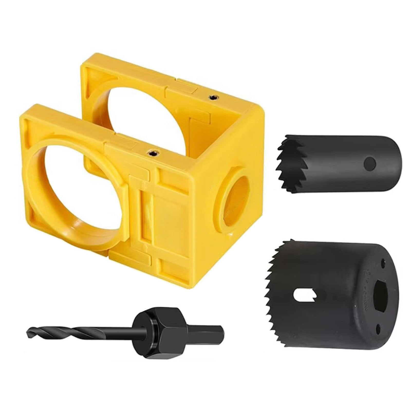 Yellow Hole Opener - Door Lock Installation Kit for Metal Wooden Doors ...