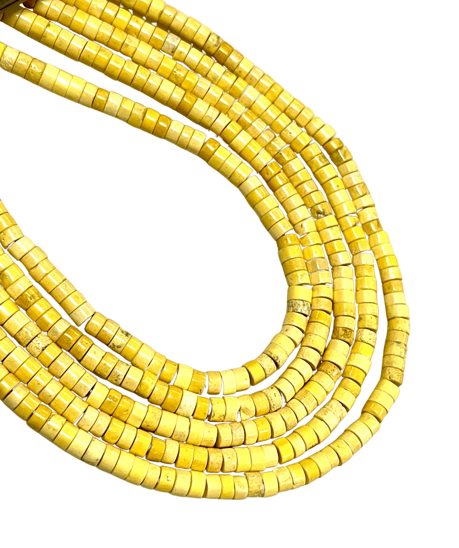Yellow Imperial Jasper Natural Gemstone Heishi Disc Tyre Shape Beads ...