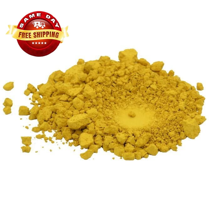 Yellow Iron Oxide Powder Pigment USP Pharmaceutical Grade for DIY 1 oz ...