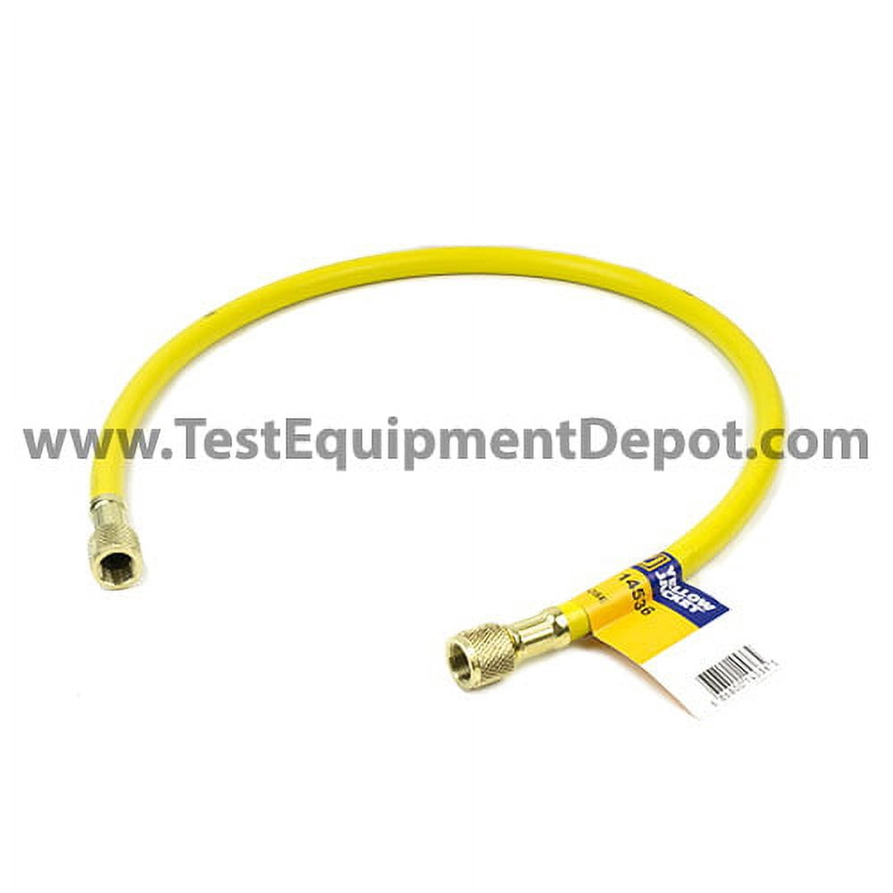 Yellow Jacket 14536 36" Yellow Charging Hose, 3/8" Str. Flare X 3/8 ...