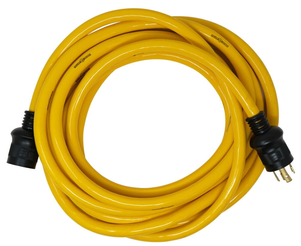 Yellow Jacket 1493 10/4 Heavy-Duty STW 30-Amp/250V Generator Power Cord ...