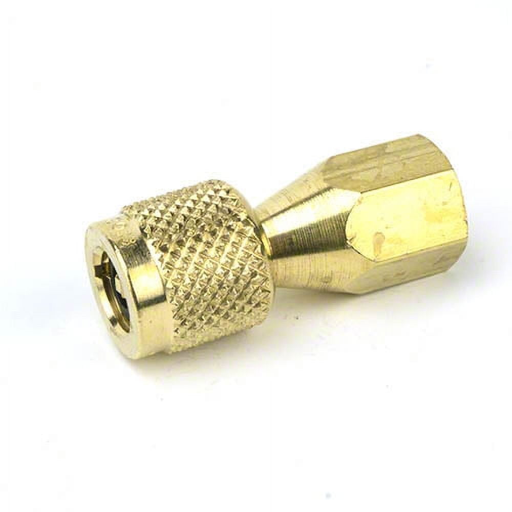 Yellow Jacket 19118 1/4" Female QC Str. Connector Fitting x 1/4" NPT ...