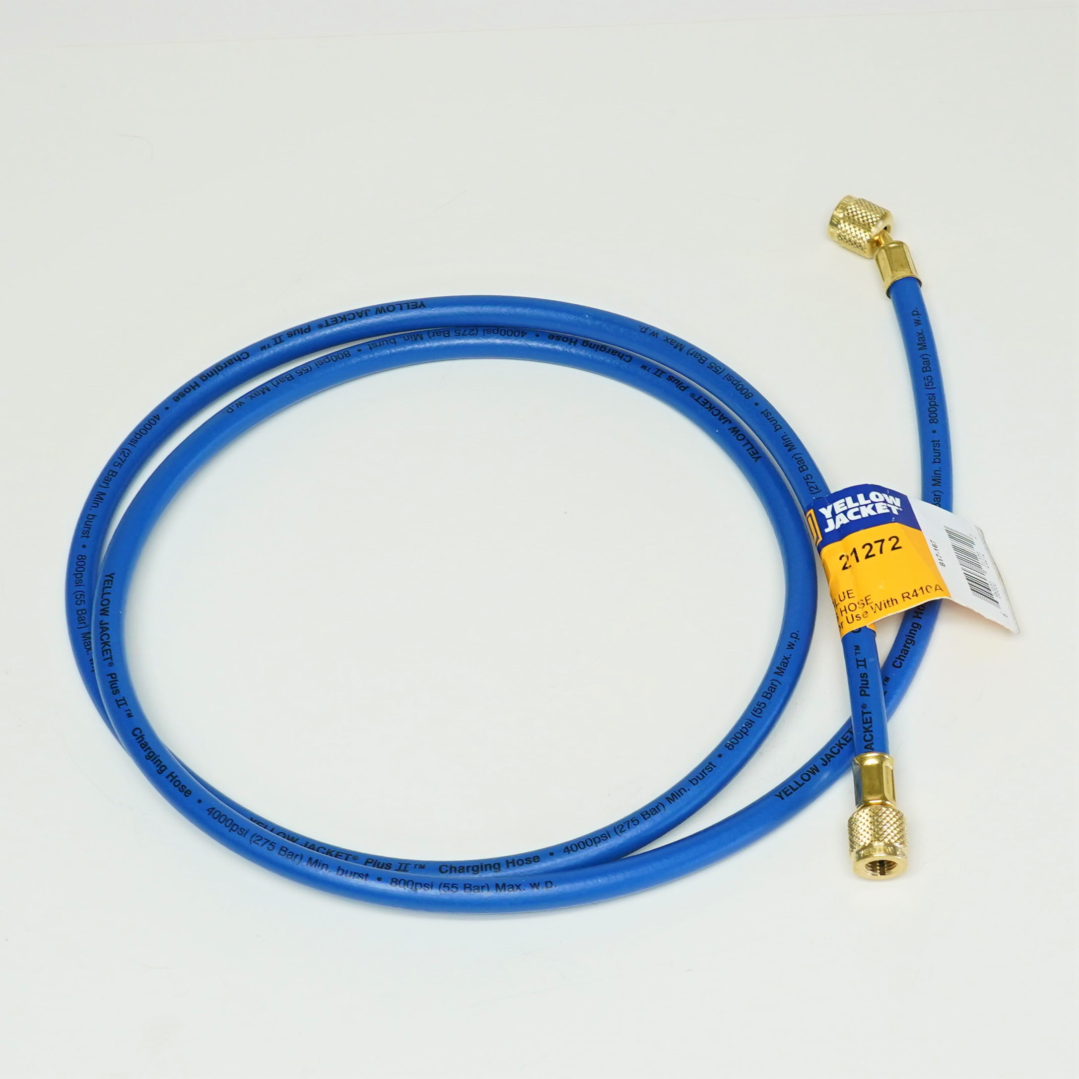 Yellow Jacket Hose, 6 ft L, Blue, 800 psi, 1 Hose 21272 - Walmart.com