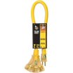 Yellow Jacket 2882 12/3 2' Heavy-Duty Contractor Extension Cord with ...