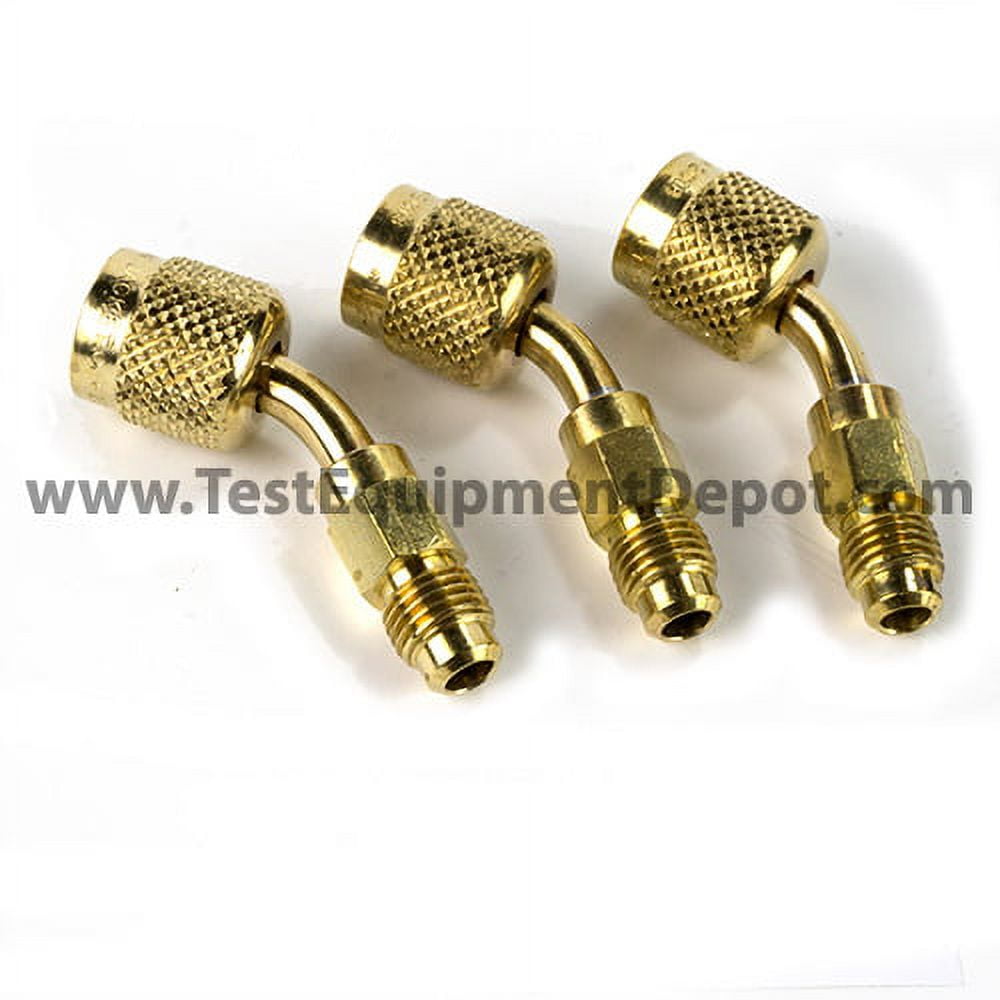 Yellow Jacket 40801 R-410A Adapter Kit - 1/4 To 5/16 Service Fitting ...
