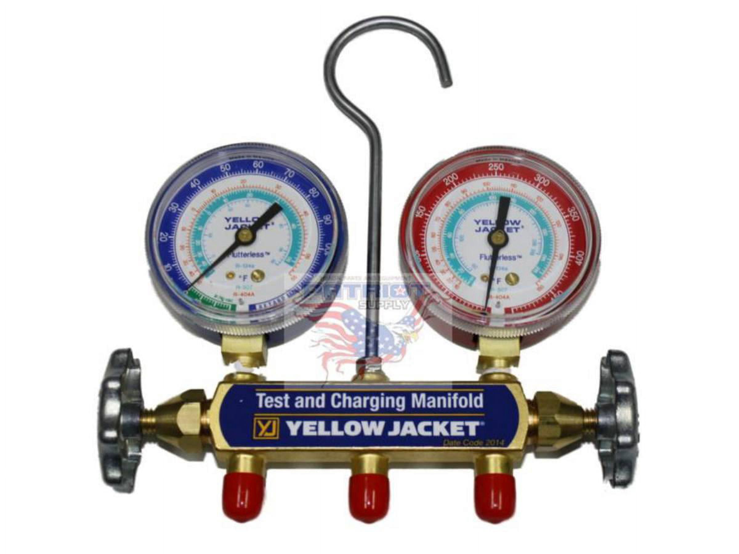 Yellow Jacket 41312 Refrigeration Manifold For R134A, R404A, R507 ...