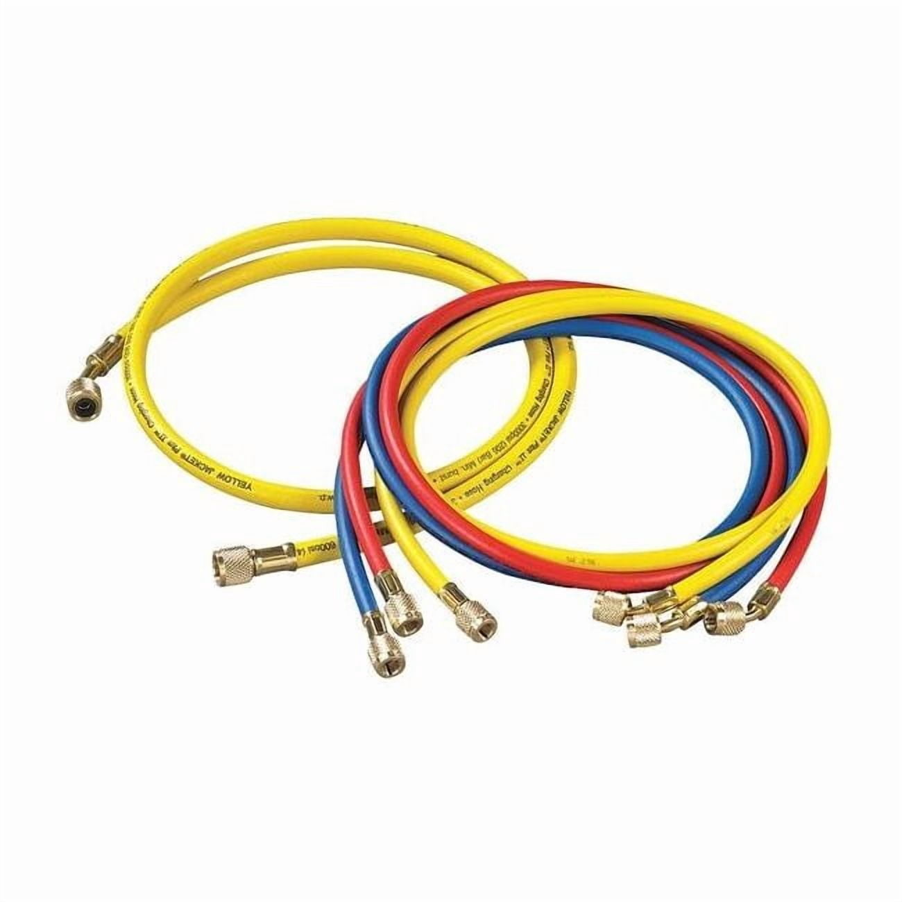 Yellow Jacket Hose Set, 5 ft L, Yellow, 700 psi 21990 - Walmart.com