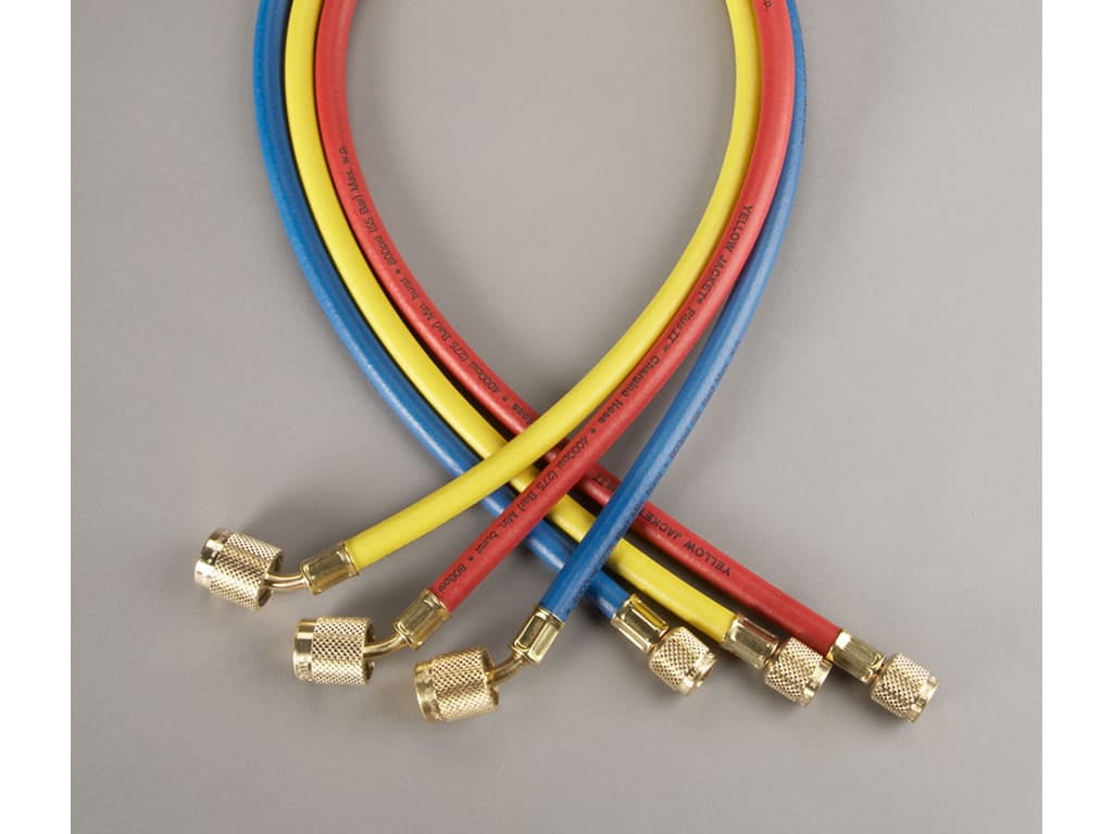 Yellow Jacket Manifold Hose Set,72 In,Red,Yellow,Blue 22986 - Walmart.com