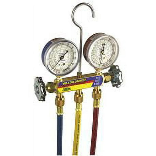 Yellow Jacket Series 41 Charging Manifold Assembly For R-12, R-22, And ...