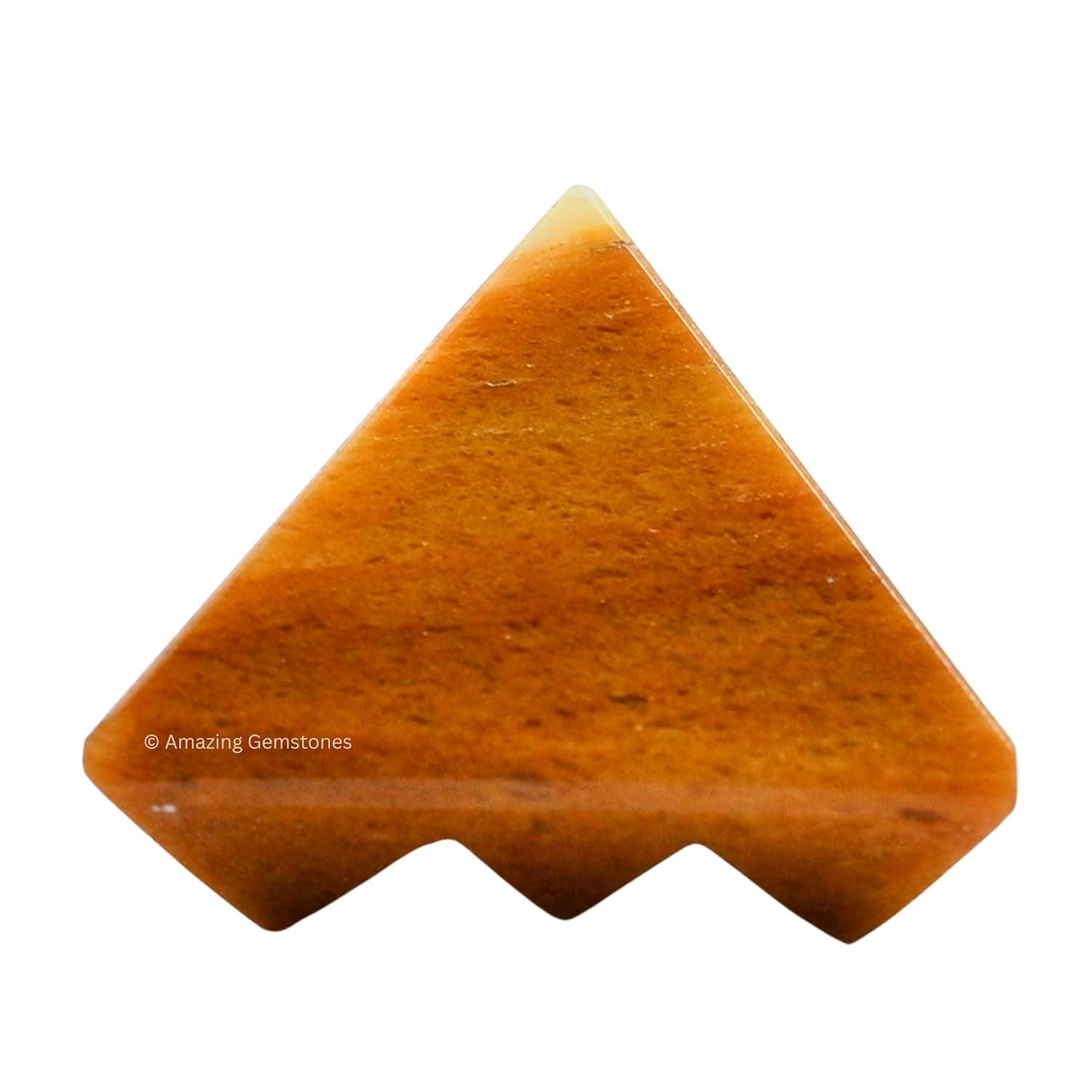 Yellow Jasper Crystal Pyramid with 9 Pyramid Plate Bottom, 1" Mini ...