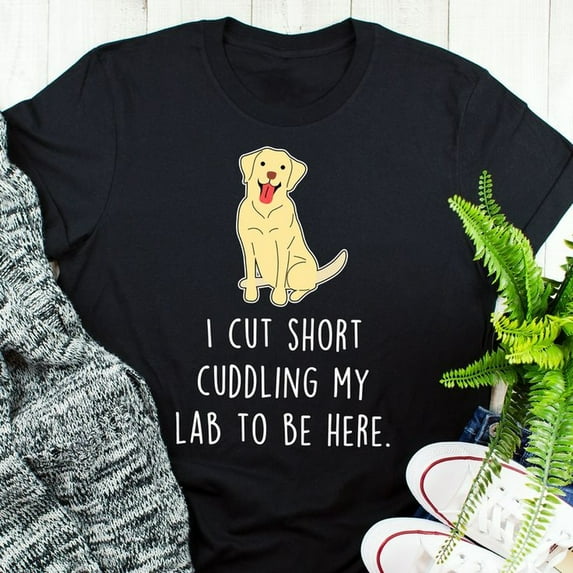 Yellow L1abrador Retriever S1Hirt, WoM1en, M1en, Funny Dog Lover Gift ...