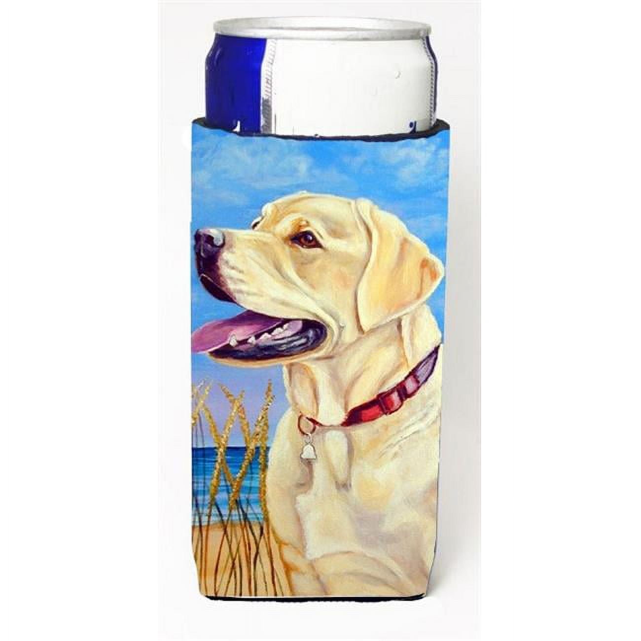 Yellow Labrador At The Beach Michelob Ultra bottle sleeves For Slim ...