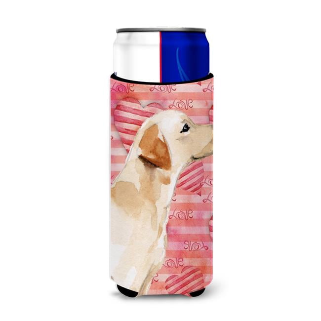 Yellow Labrador No.2 Love Michelob Ultra Hugger for Slim Cans - Walmart.com