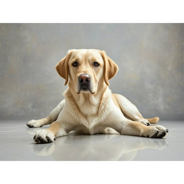 Yellow Labrador Retriever Canvas Wall Art Framed Canvas Paintings ...