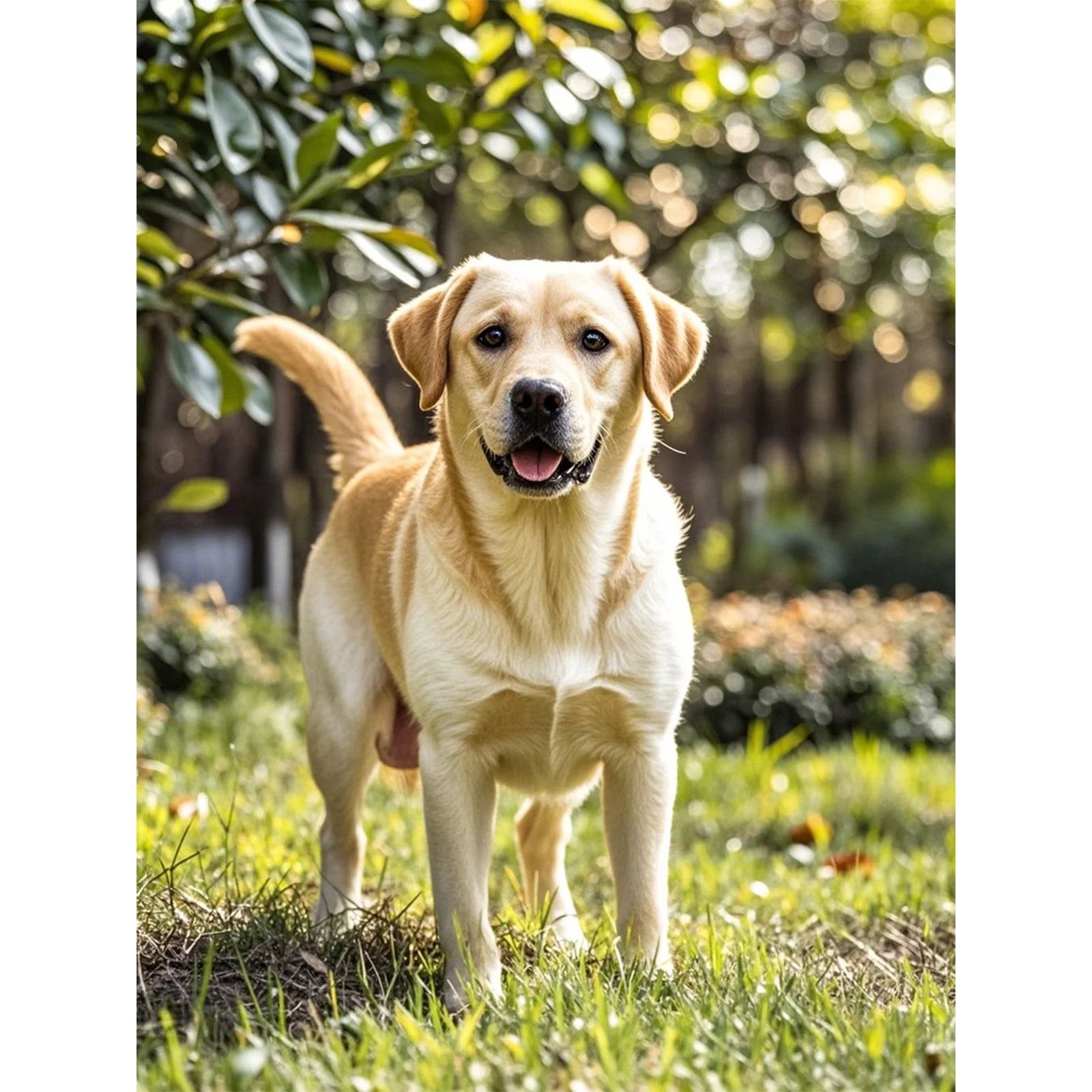 Yellow Labrador Retriever Diamond Art 5D Diamond Painting DIY Kits Full ...