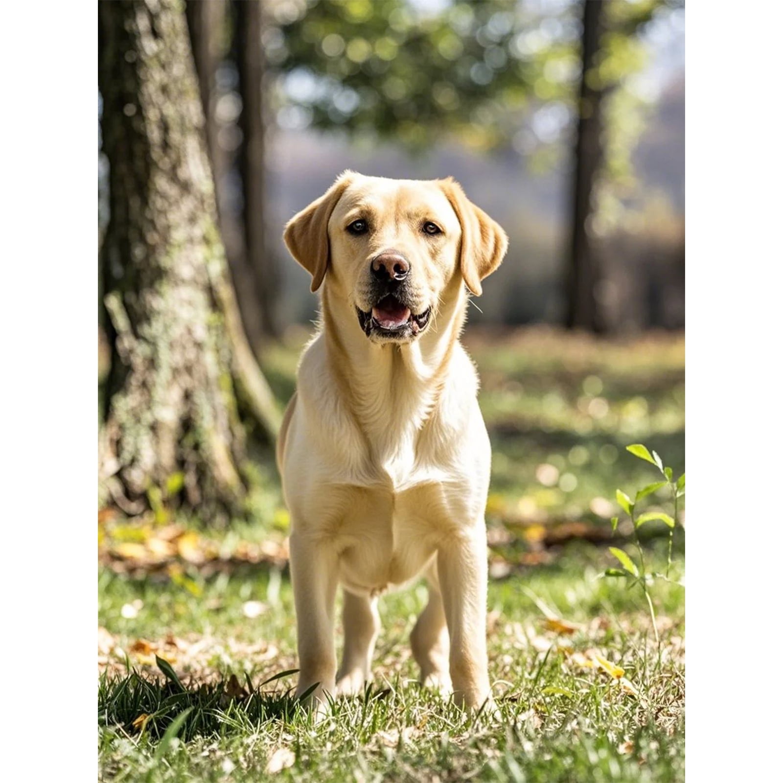 Yellow Labrador Retriever Diamond Art 5D Diamond Painting DIY Kits Full ...