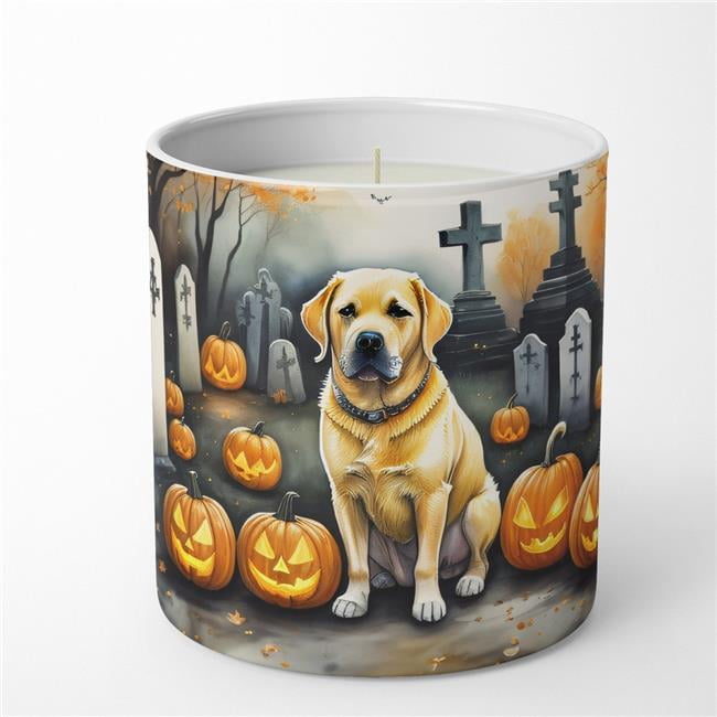Yellow Labrador Retriever Spooky Halloween Decorative Soy Candle 3.25 ...