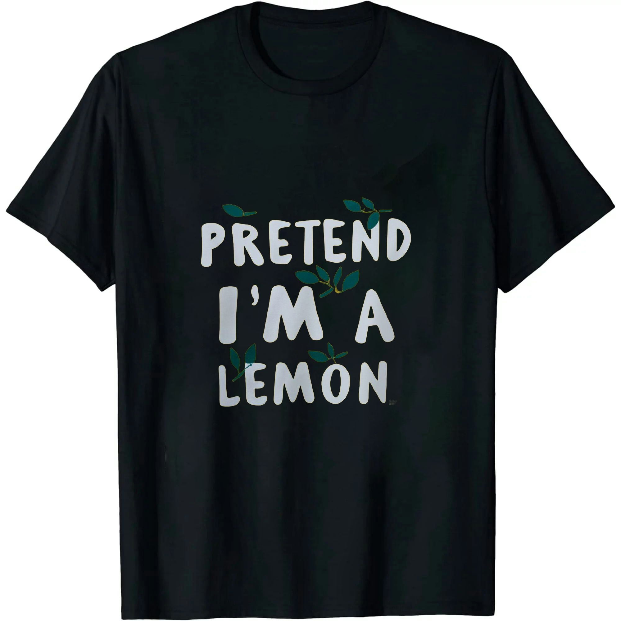 Yellow Lemon Costume Pretend I'm A Lemon Halloween Party T-Shirt ...