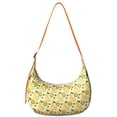 Yellow Lemon Print Travel Crossbody Bag for Women, Lightweight Water ...