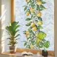 Yellow Lemon Privacy Window Film, Decorative Stained Glass Window Film ...