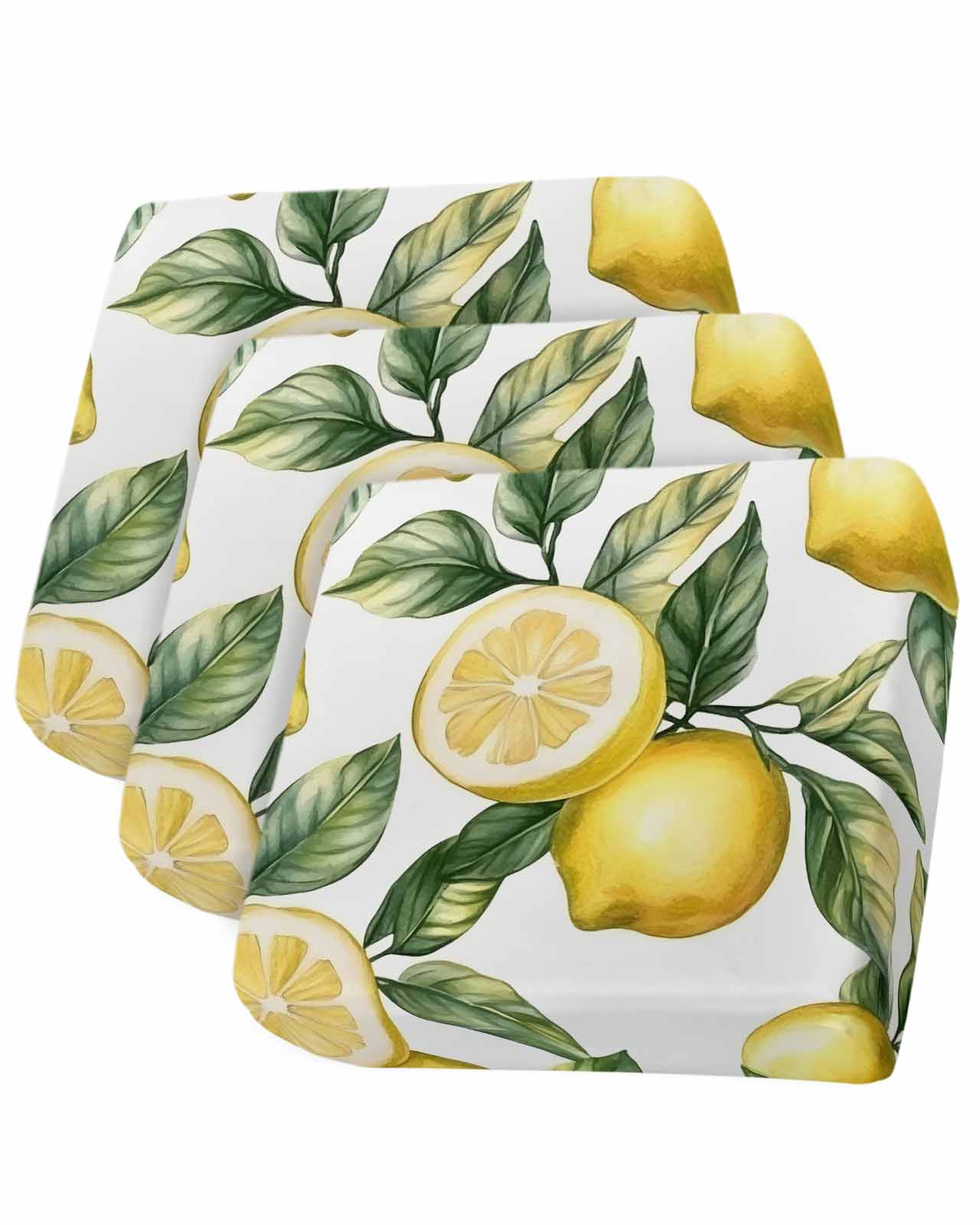 Yellow Lemon Sofa Couch Cushion Covers Washable, Removable Stretchable ...