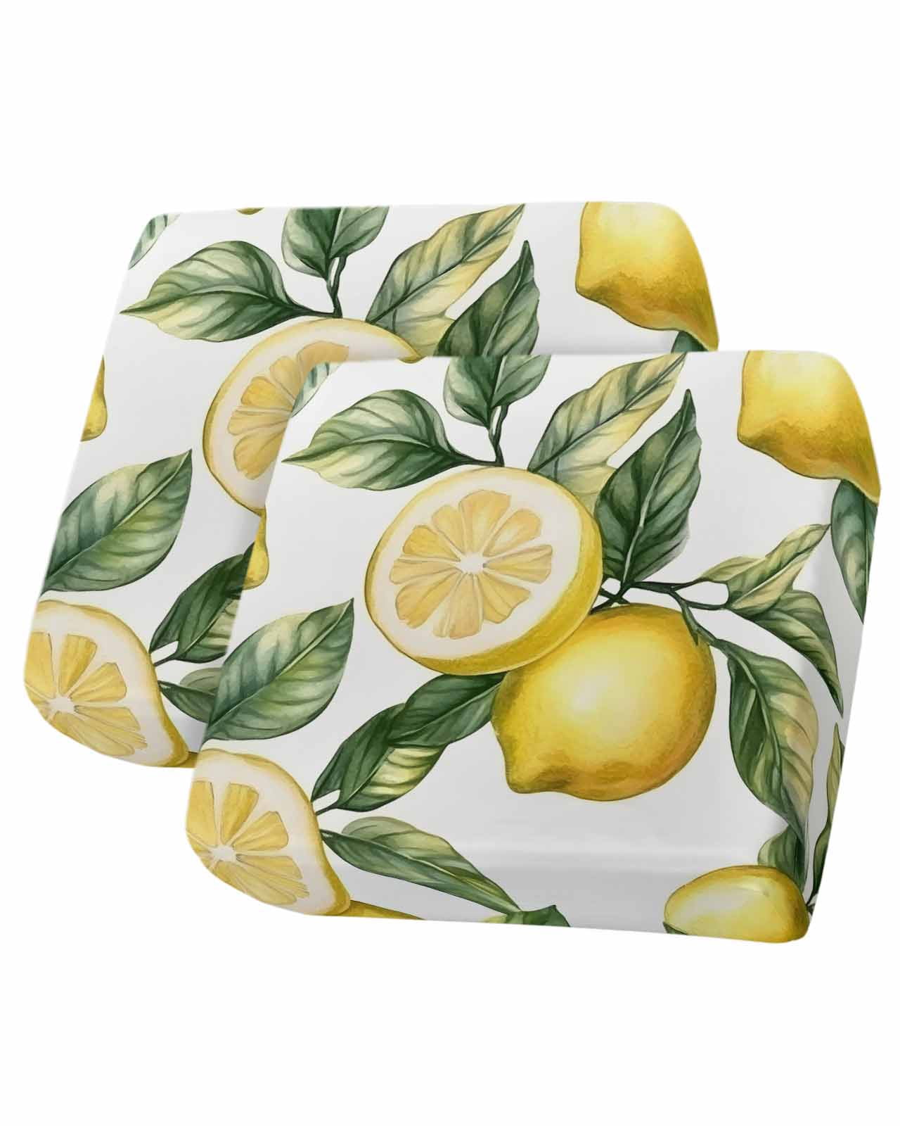 Yellow Lemon Sofa Couch Cushion Covers Washable, Removable Stretchable ...