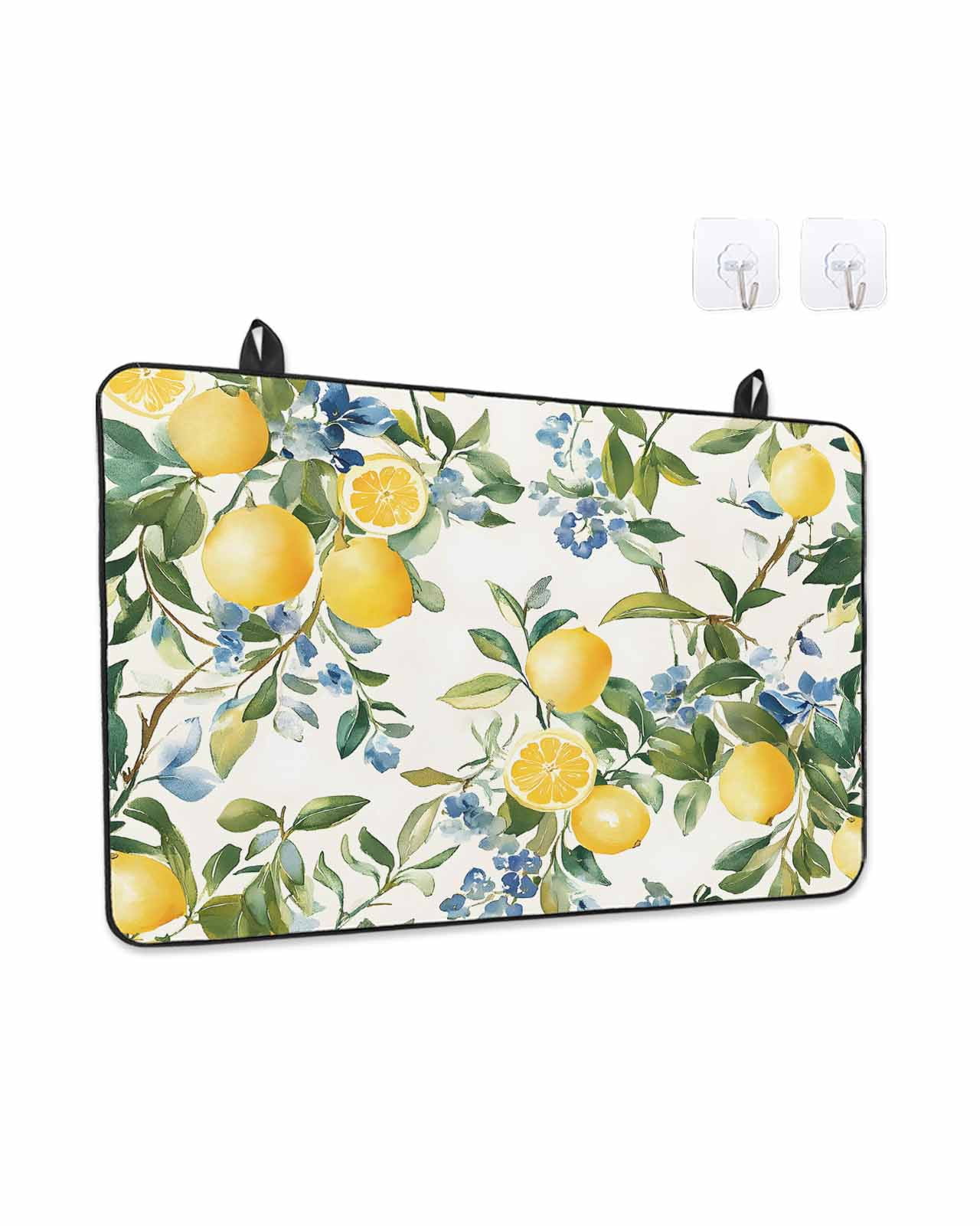 Yellow Lemon Stove Top Covers for Electric Stove, Kitchen Glass Ceramic ...