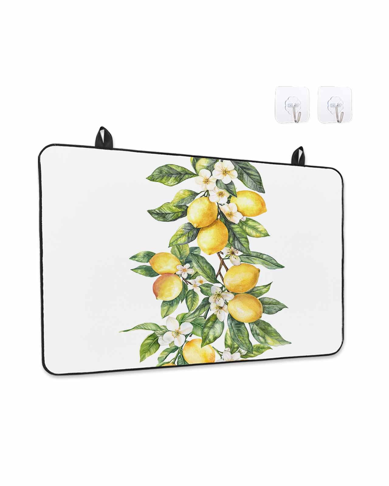 Yellow Lemon Stove Top Covers for Electric Stove, Kitchen Glass Ceramic ...