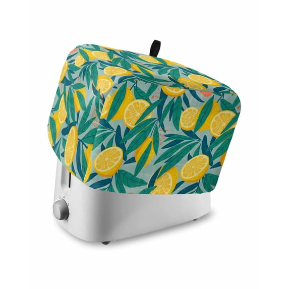Yellow Lemon Toaster Cover 4 Slice, Large Kitchen Appliance Covers ...