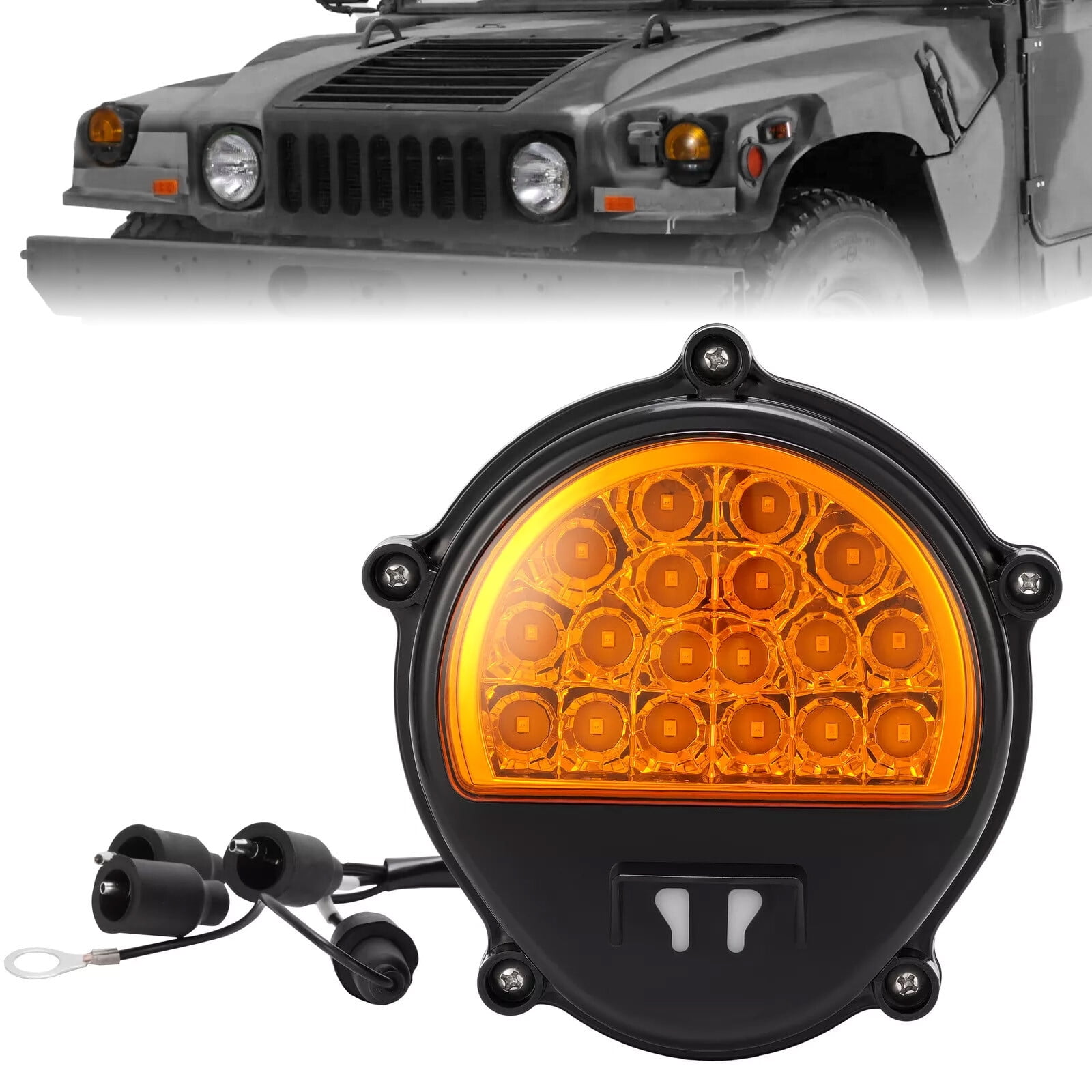 Yellow Lens LED Front Turn Signal Light For Humvee M35 M998 Trucks ...