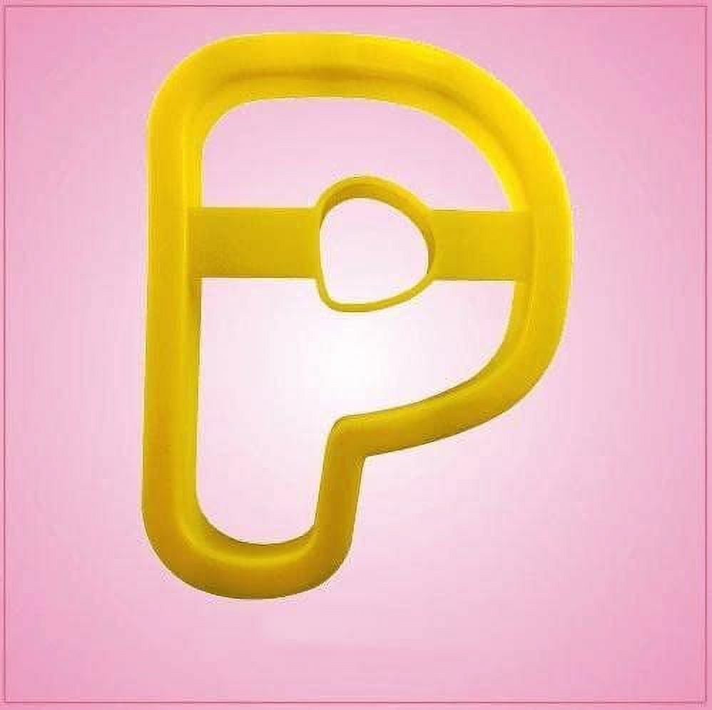 Yellow Letter P Cookie Cutter - Walmart.com