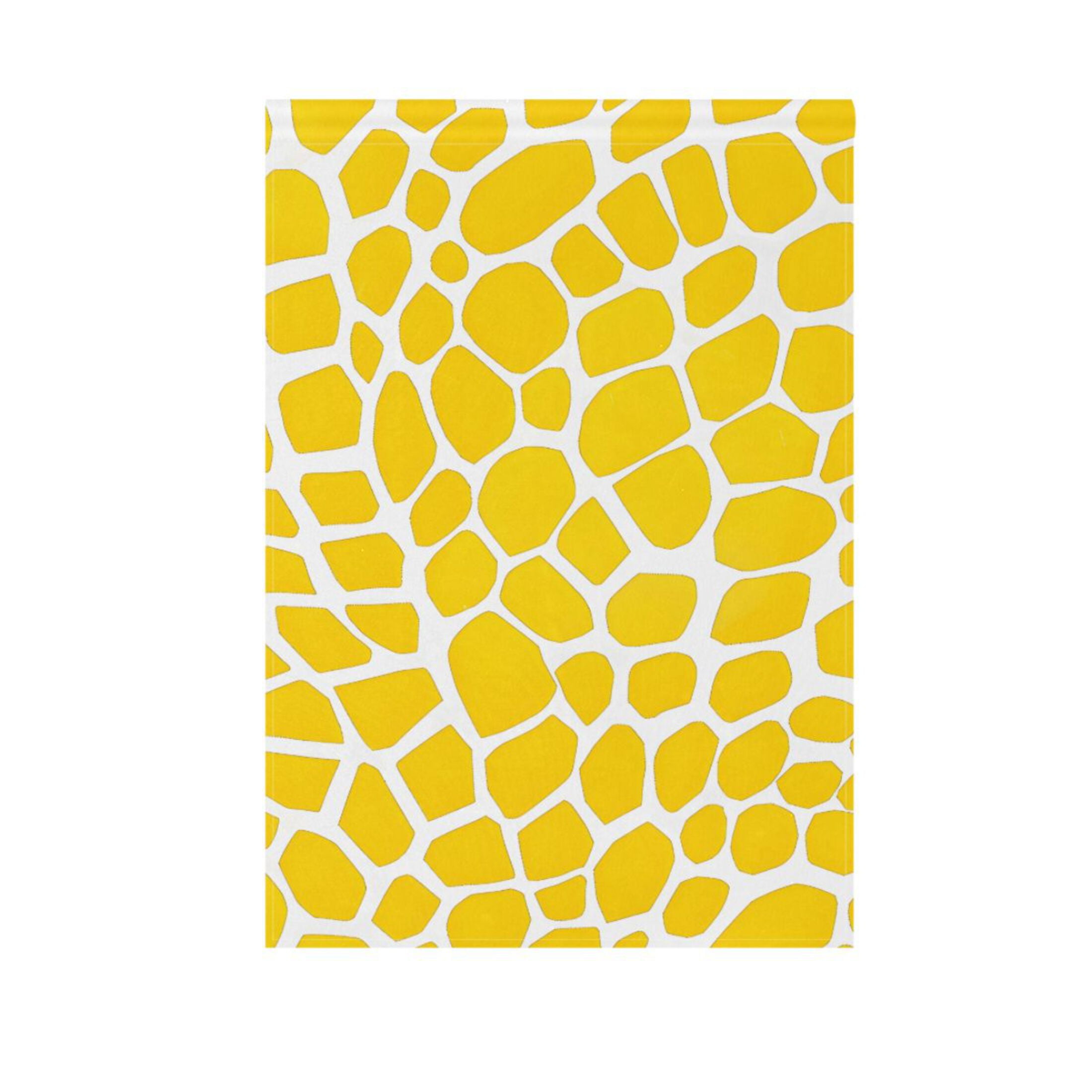 Yellow Lizard Skin Garden Flag House Banner 12" x 18" Double Sided ...
