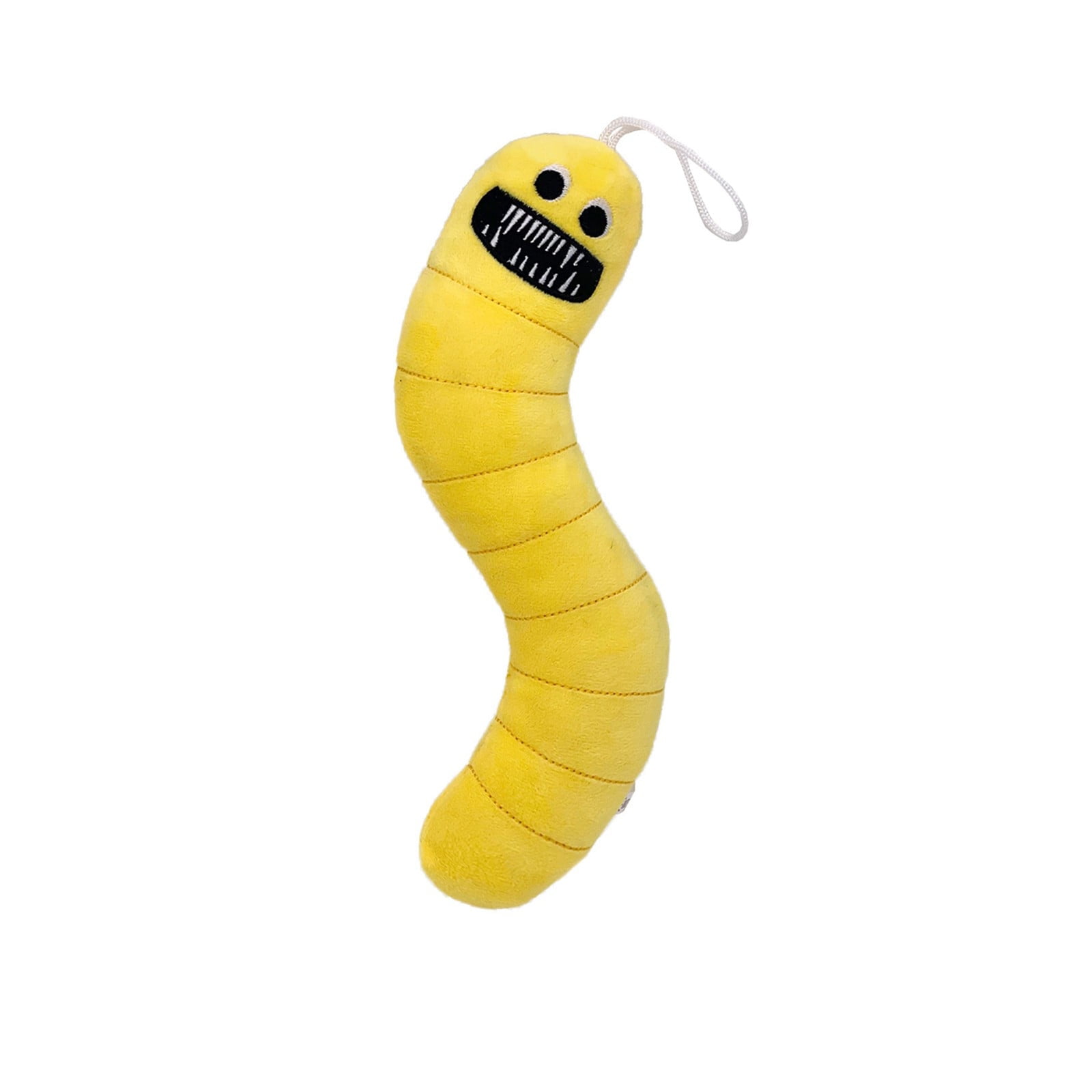 Yellow Long Worm Monster Plush Toy, Soft and Squishy Horror Creature ...
