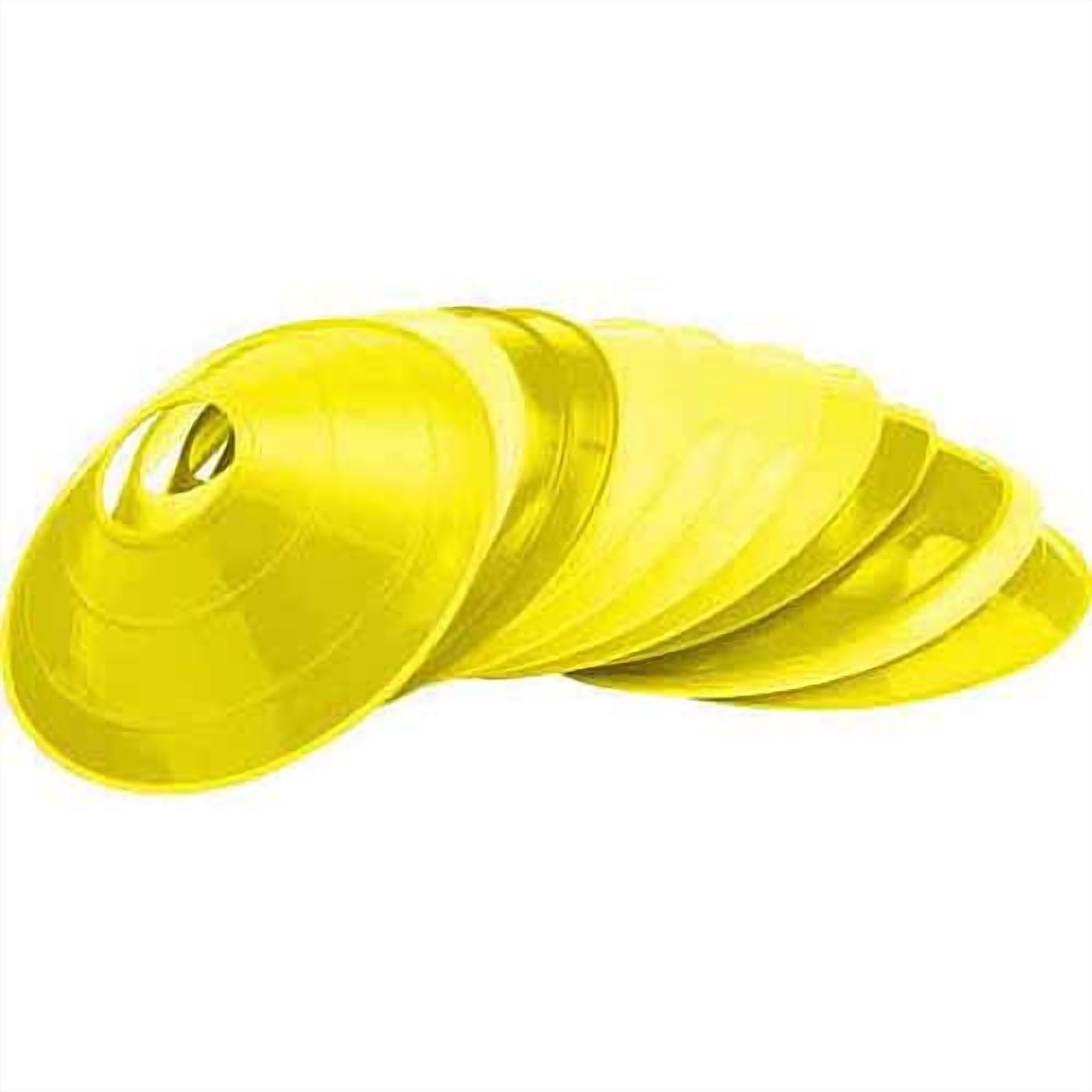 Yellow Low Profile Cones, 12-Pack - Walmart.com