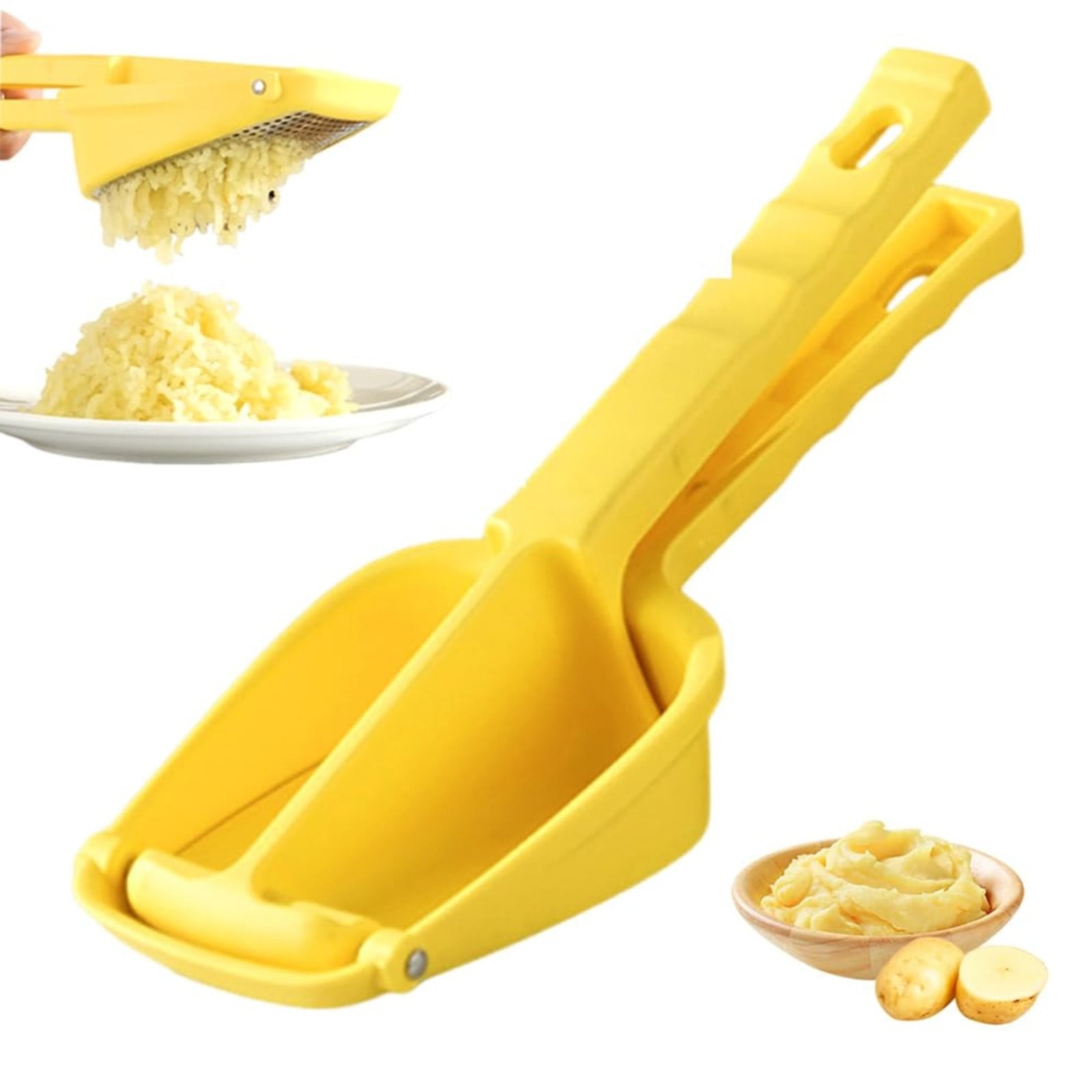 Yellow Manual Potato Masher,2025 New Masher for Vegetables and Potatoes ...