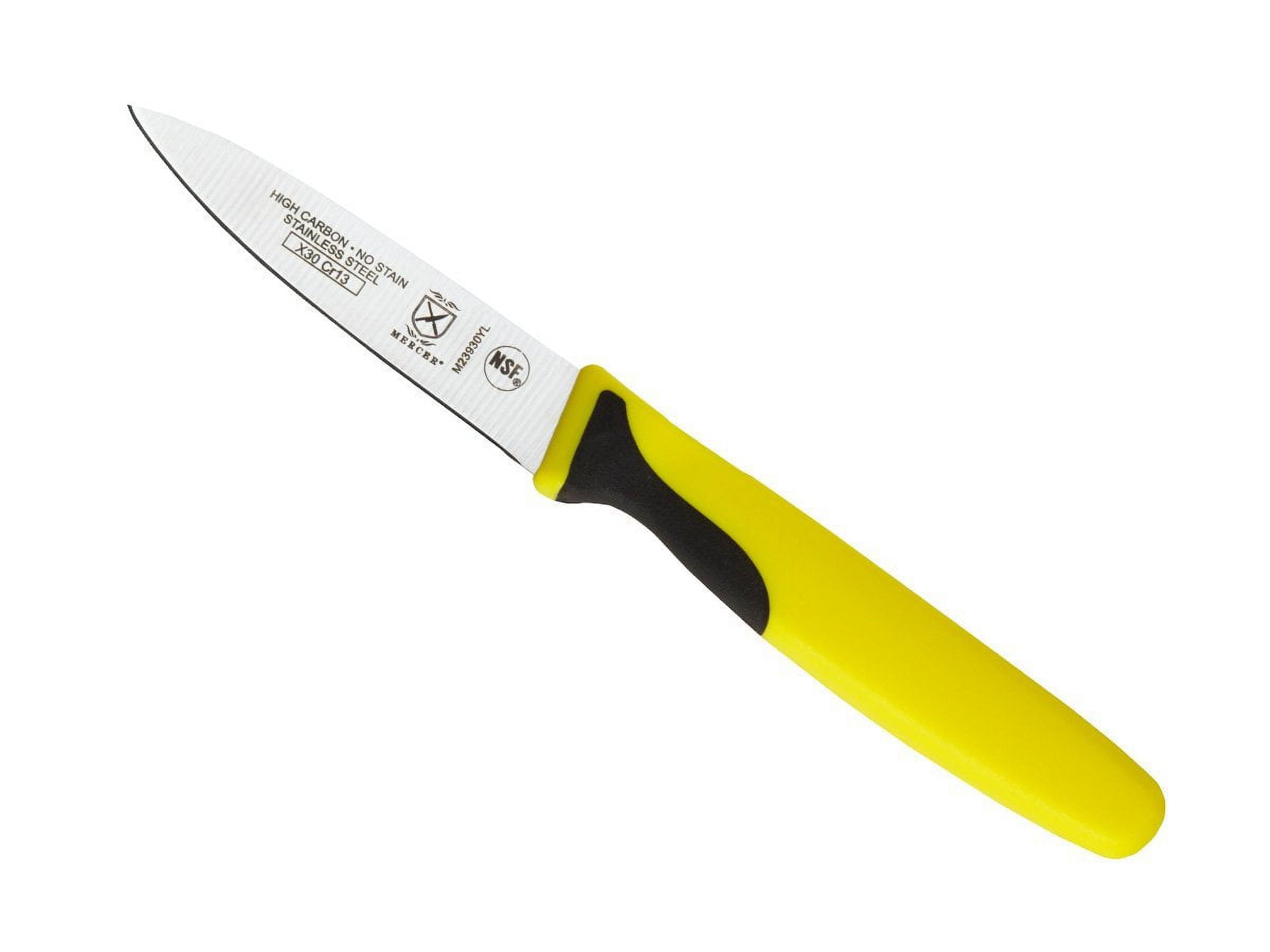 Yellow Millennia Colors Handle, 3 Slim Paring Knife - Professional ...