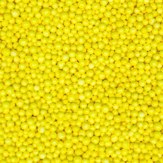 Yellow Mini Sprinkle Beads (1/2 Cup) Candy Decor for Baking, Ice Cream ...